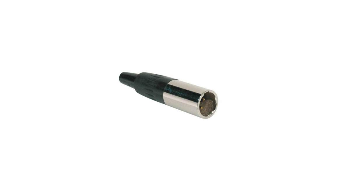 Mini XLR konektor Boston 3 pin samec MINI-3-MV | Augustinus.sk